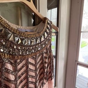 JS Collections | Dresses | Js Collections Size Beaded And Chiffon Dress ...